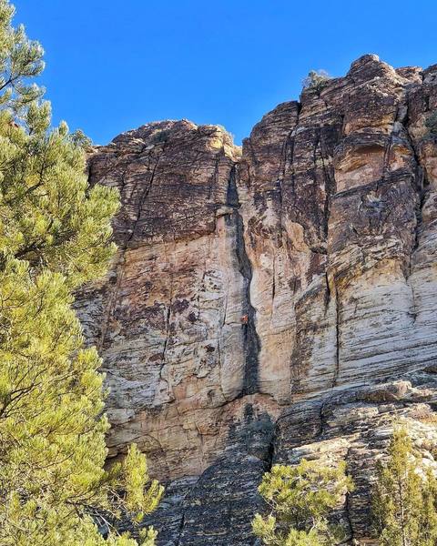 Rock Climb Dark Prophete, Southwest Utah
