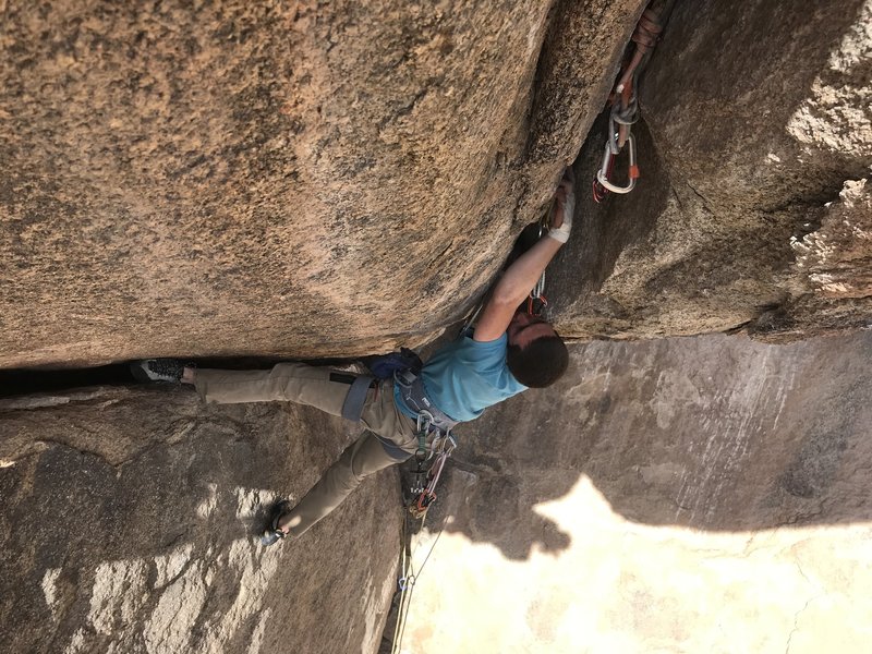 Rock Climb Morongo Man, Joshua Tree National Park