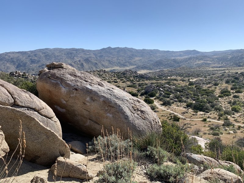 Climbing in Beer Boulder, San Diego County