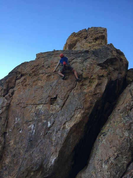 Rock Climb The Holy Flail, Western Nevada