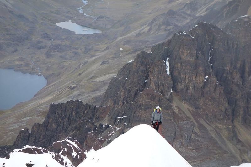 Ice Climbing in Cabeza de Condor, Condoriri Group