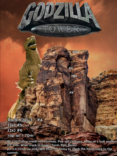 Rock Climb Go-Go Godzilla, San Rafael Swell