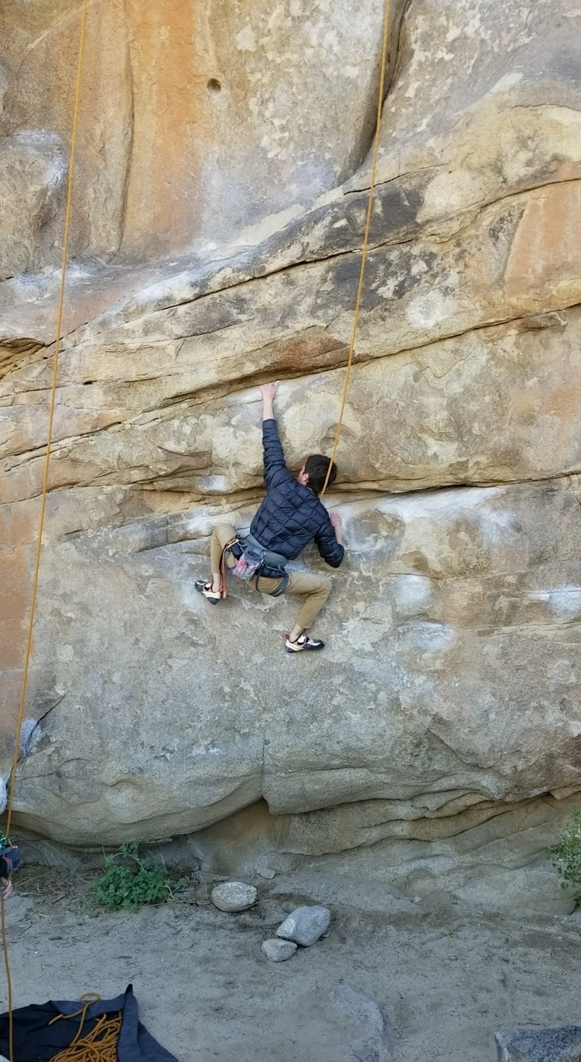 Boulder start to massive ledge. Leave it to Beaver