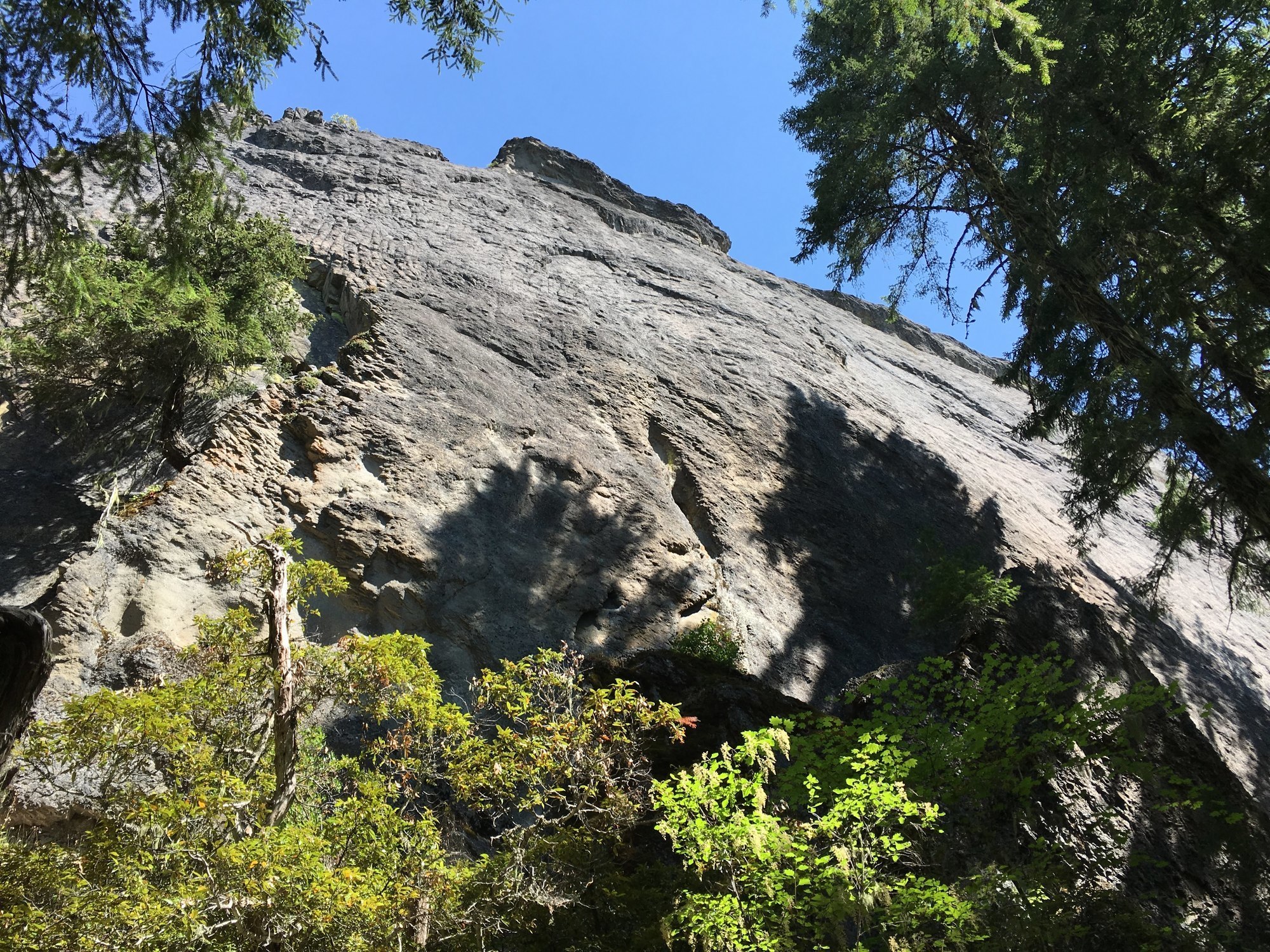 At the base of McKinley Rock, slab for days