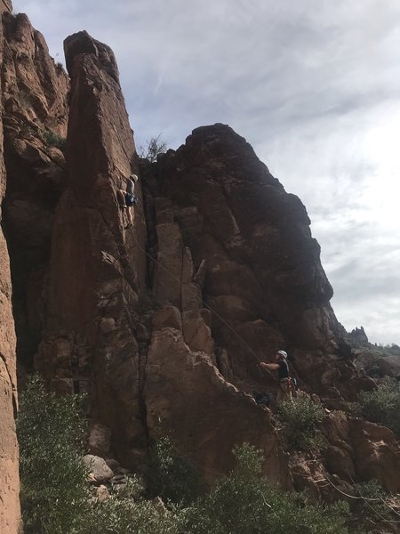 Rock Climb Mickey Mouse, Central Arizona