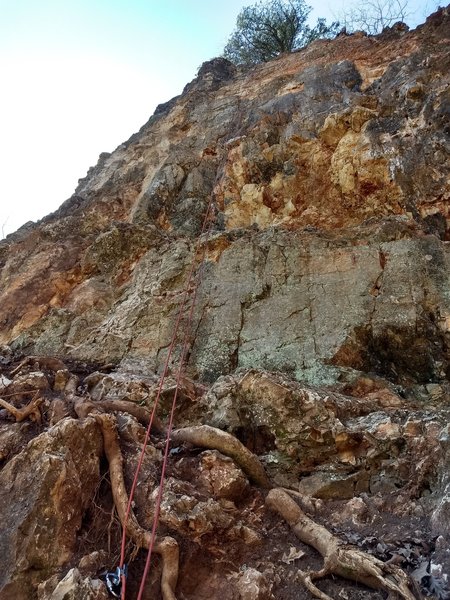 Rock Climb Guillotine, EM: Robinson Bluff