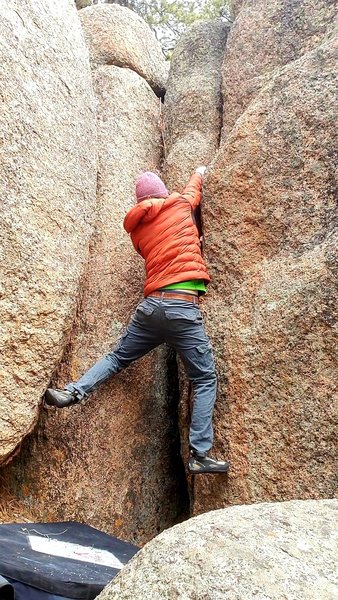 Climb Kick Stand Crack, South Platte
