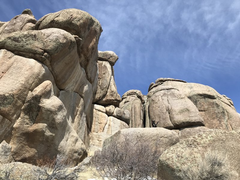 Rock Climbing in Cranner Rock South Aspect, Sweetwater Rocks