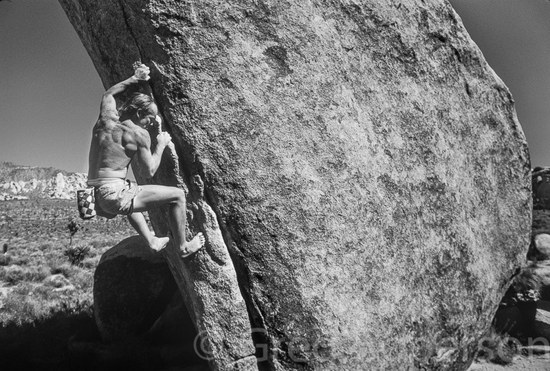 Climb White Rastafarian, Joshua Tree National Park