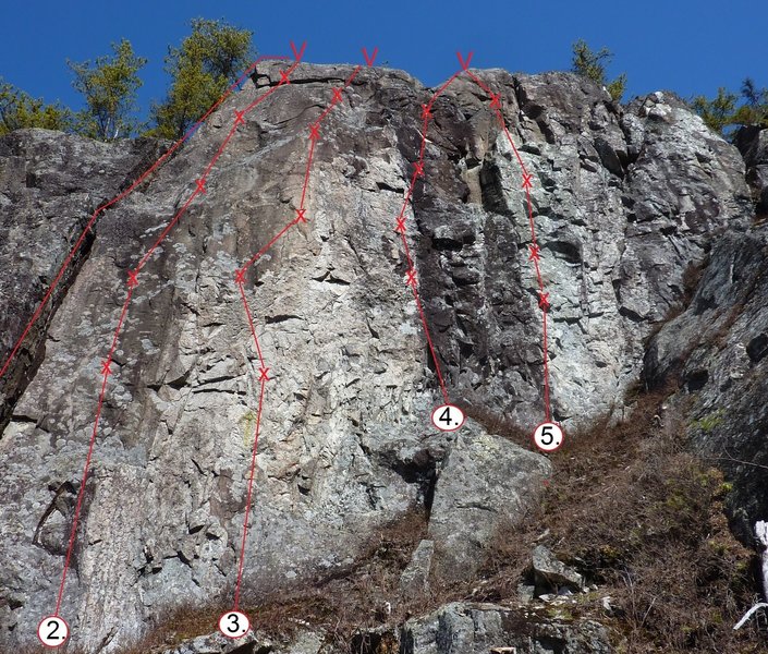 Rock Climb Le corbeau, Quebec