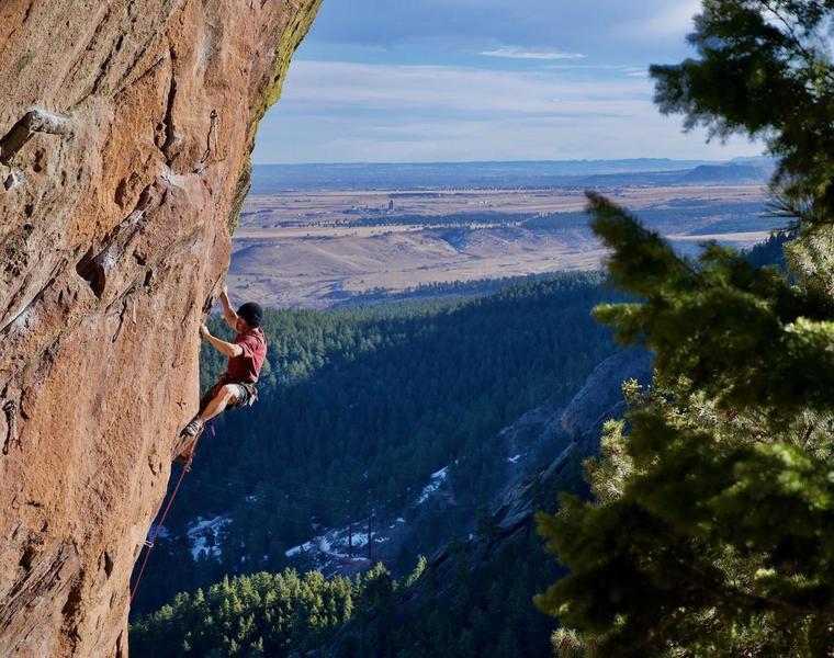 Rock Climb Nephson, Flatirons