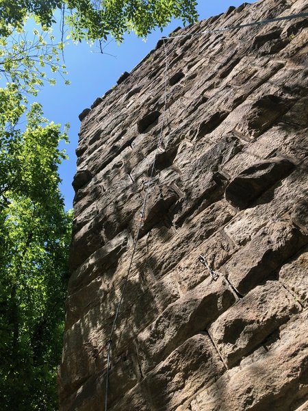 Diagonal rope indicates the direction of Spike It Up, which starts at ...