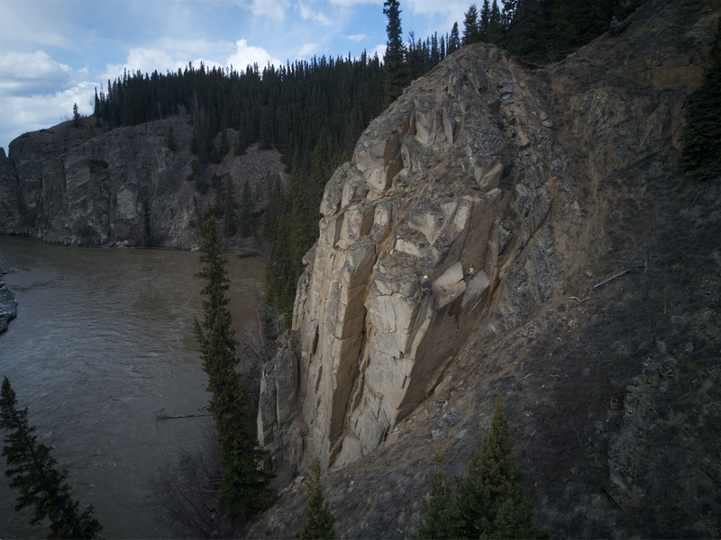 Rock Climbing in Tanana River Bluffs, Fairbanks and Vicinity