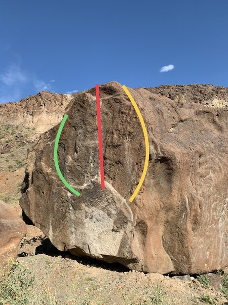 Bouldering in Pig Rock, Southern Nevada