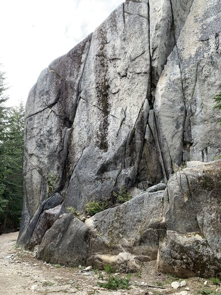 Rock Climb Tipping the Roman Scale, British Columbia