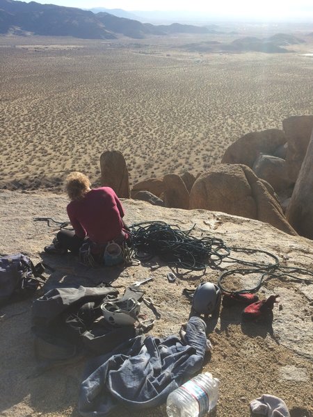 Rock Climbing in Wild West, High Desert