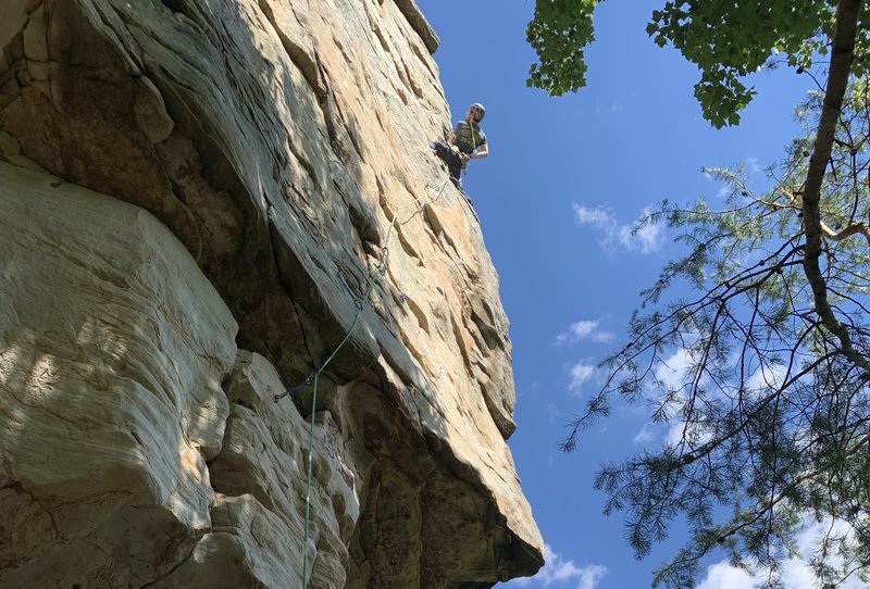 Rock Climb Blue Sky, Green Water, Obed & Clear Creek