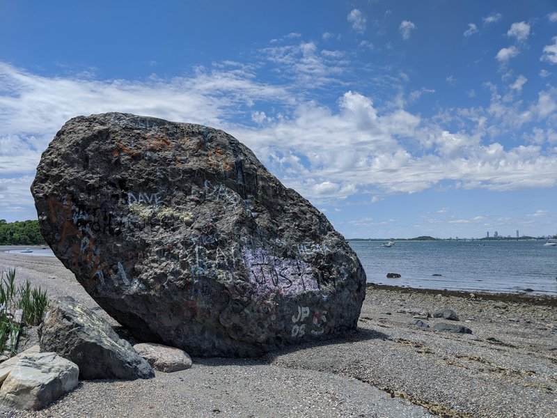 Bouldering in Peddocks Island, South Shore, Cape, and Islands