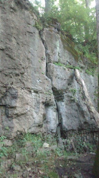 Rock Climbing in Red Area, Southwest Ohio