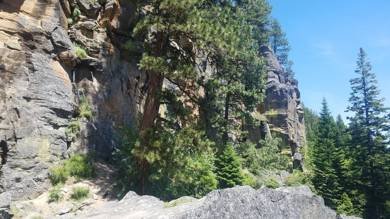 Rock Climbing in Spring Mountain, Northeast Oregon