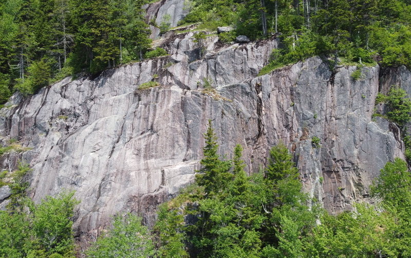 Rock Climbing in Red Rock Mountain, New Brunswick