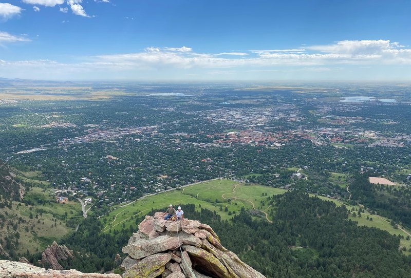 Last false summit with amazing views.