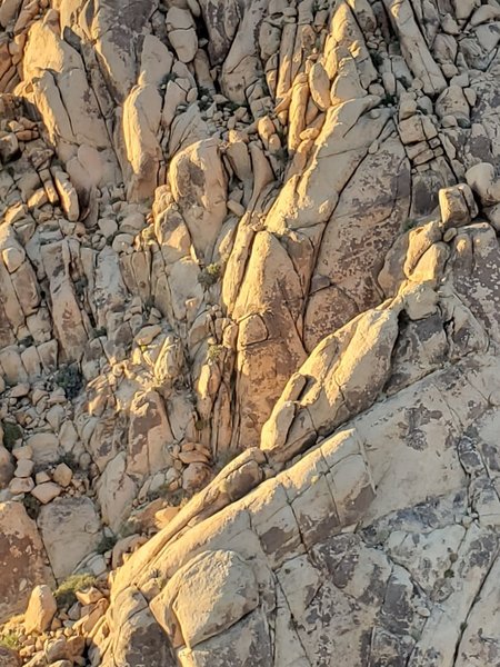 Rock Climbing in Ft. Irwin, High Desert