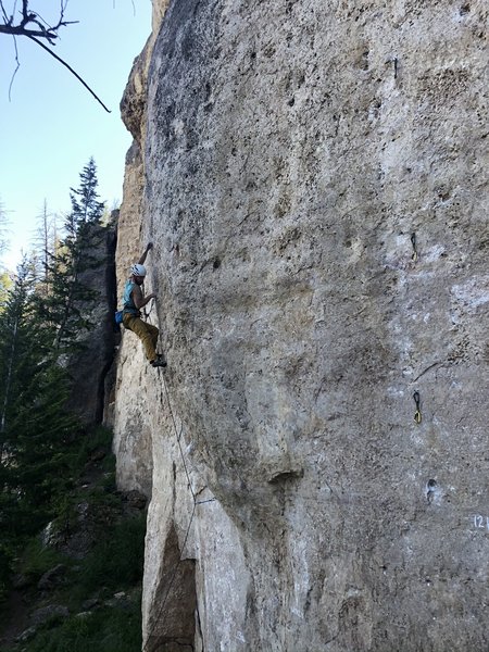 Rock Climbing in Sphinx Wall, Ten Sleep Canyon