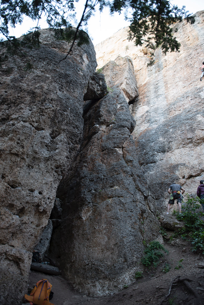Rock Climbing in Matrix Pillar, Ten Sleep Canyon