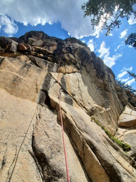 Rock Climb Baba Fats, Independence Pass