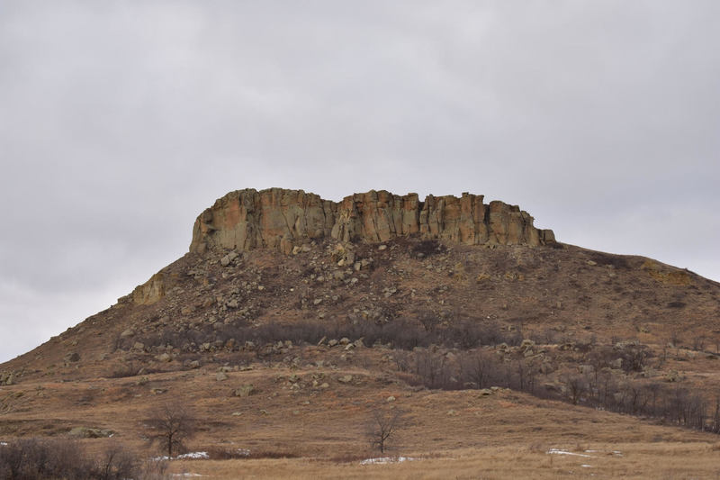 Climbing in Chimney Butte, Chimney Butte