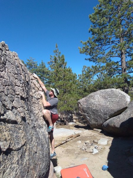 Bouldering in Free Beer Area, San Bernardino Mountains