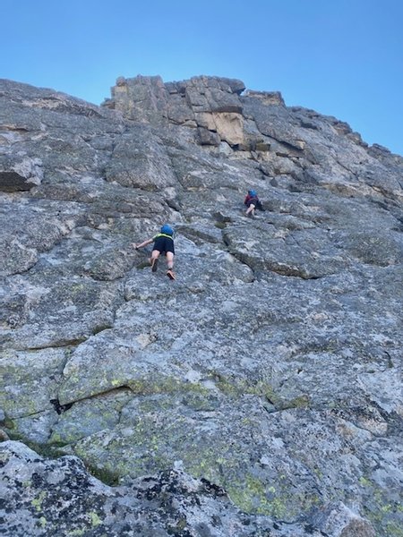Rock Climb North Ridge, RMNP - Rock