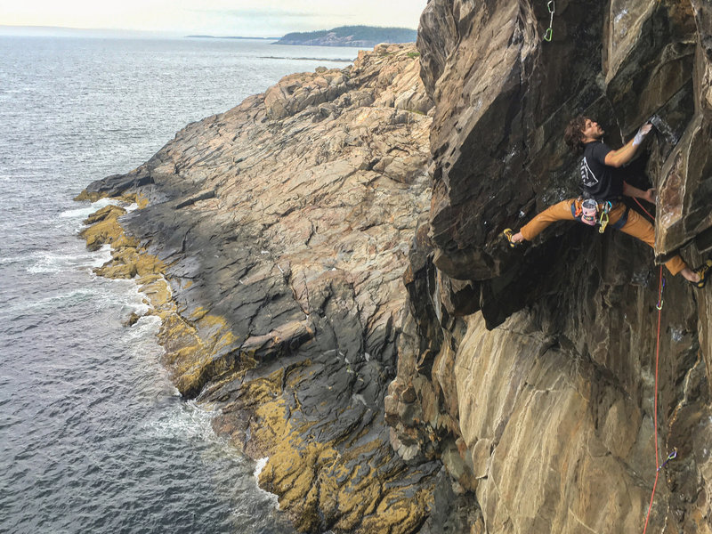 Rock Climb Transatlantic, -Acadia National Park