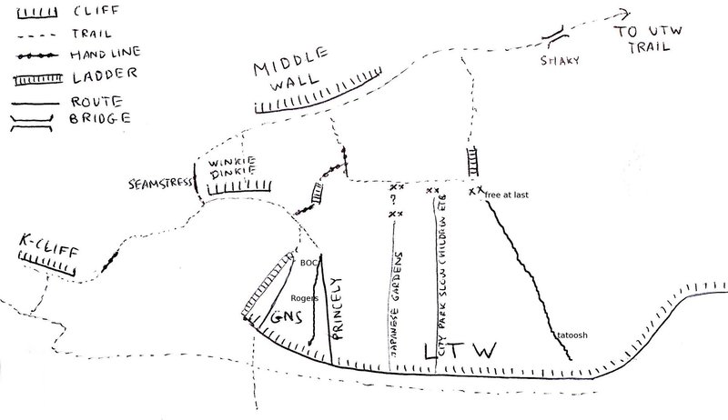 Rock Climbing in Mid Wall, Index