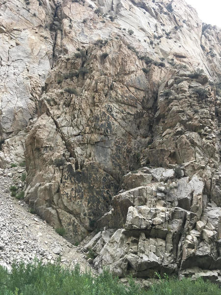 Rock Climbing in Punk Rock, Sierra Eastside