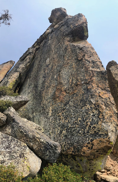 Watch Tower Arete from the bottom. Starts on the boulder, clip the ...