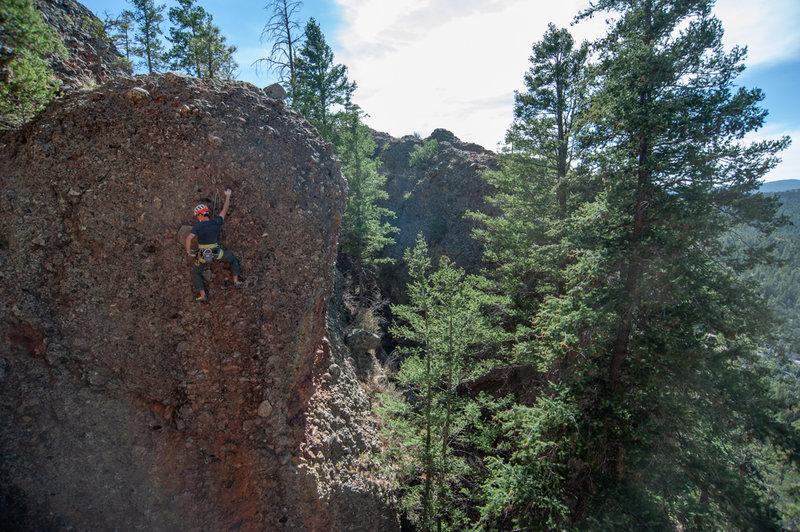 Rock Climb The Thimble (aka El Dorito), El Rito