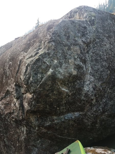 Bouldering in Steam Roller Cave, Central-West Cascades & Seattle