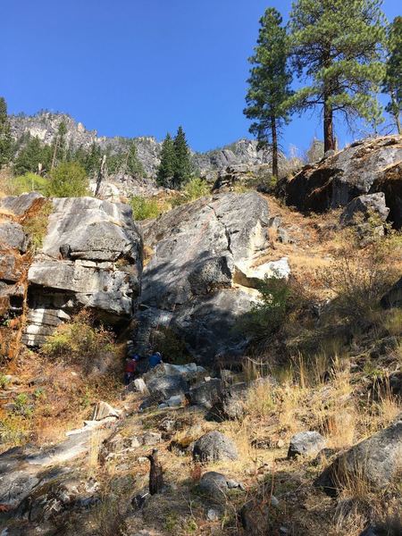 Rock Climbing in Waterfall Slab, Central-East Cascades, Wenatchee ...