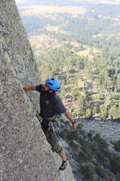 hauling up the 100 meter rope.. I can go anywhere!