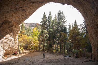 Rock Climbing in The Pipe Dream, Maple Canyon