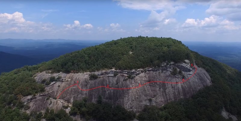 Rock Climb Yonah Traverse, Mount Yonah