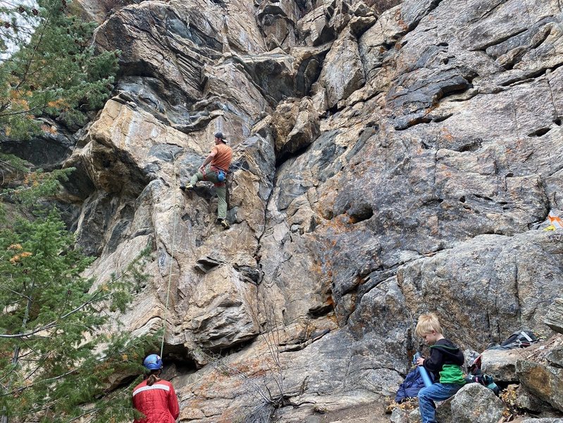 Rock Climb The Inverted Yield Curve, Dumont vicinity
