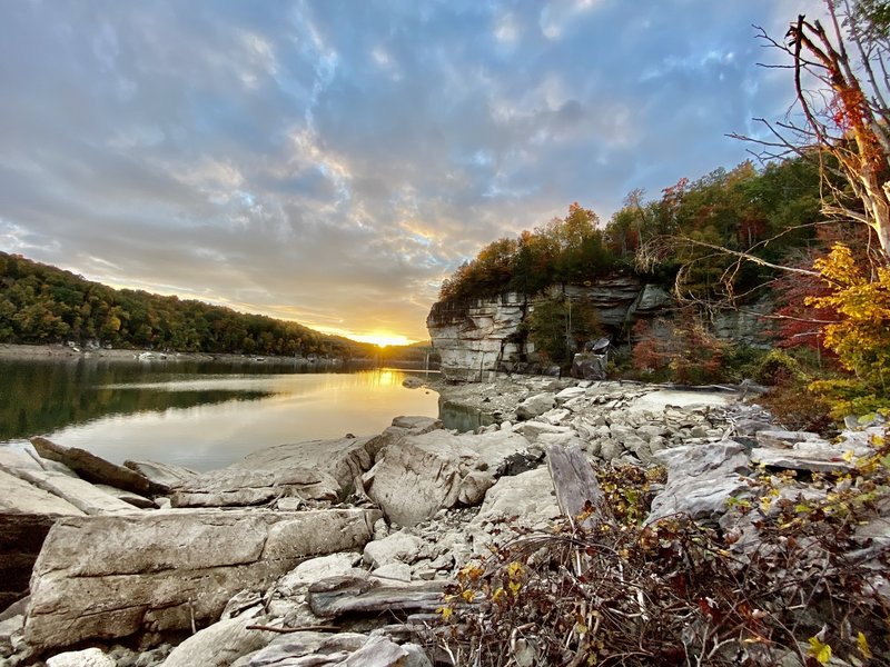 Sunset at Summersville