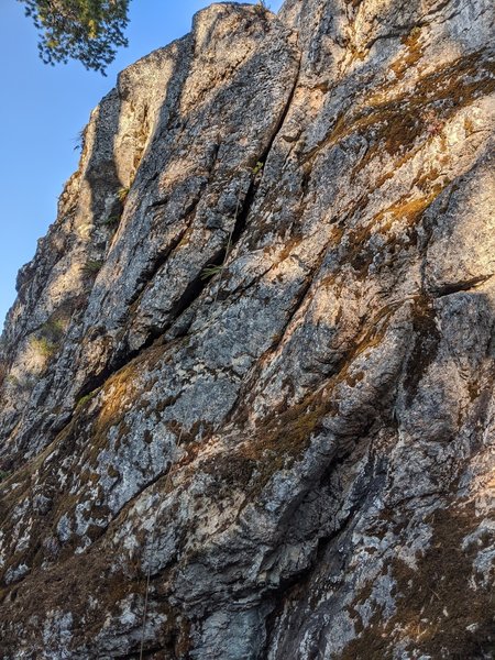 Rock Climb Krusty Krack, Redwood Coast