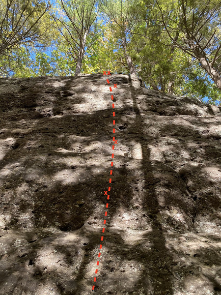 Rock Climb Pocket Position, Western MA