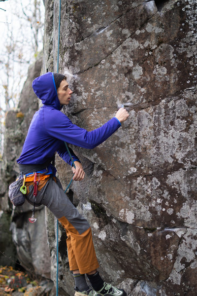 Climbing in Northwest Bluff Boulders, Duluth Area (Rock and Ice)