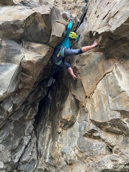 Rock Climbing in Jigsaw Left, Frenchman Coulee (Vantage)