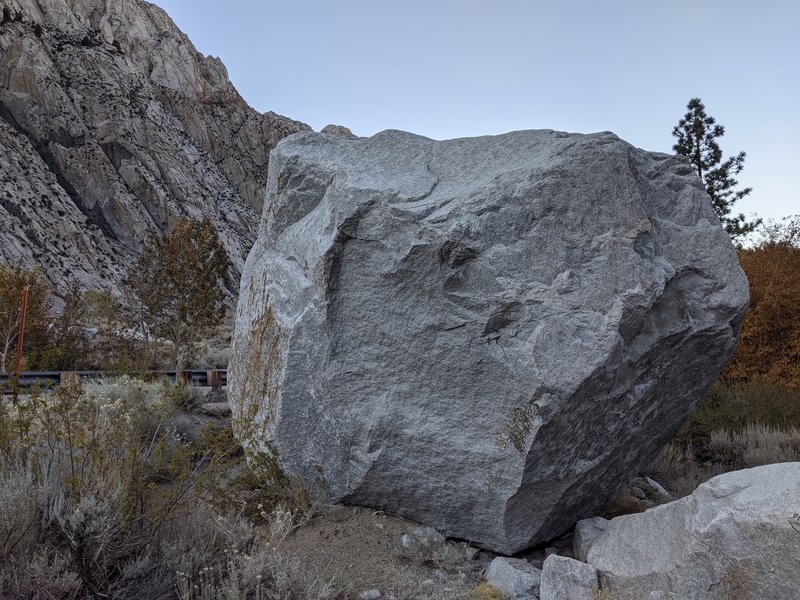 Climbing in Rolling Stone Boulder, Sierra Eastside
